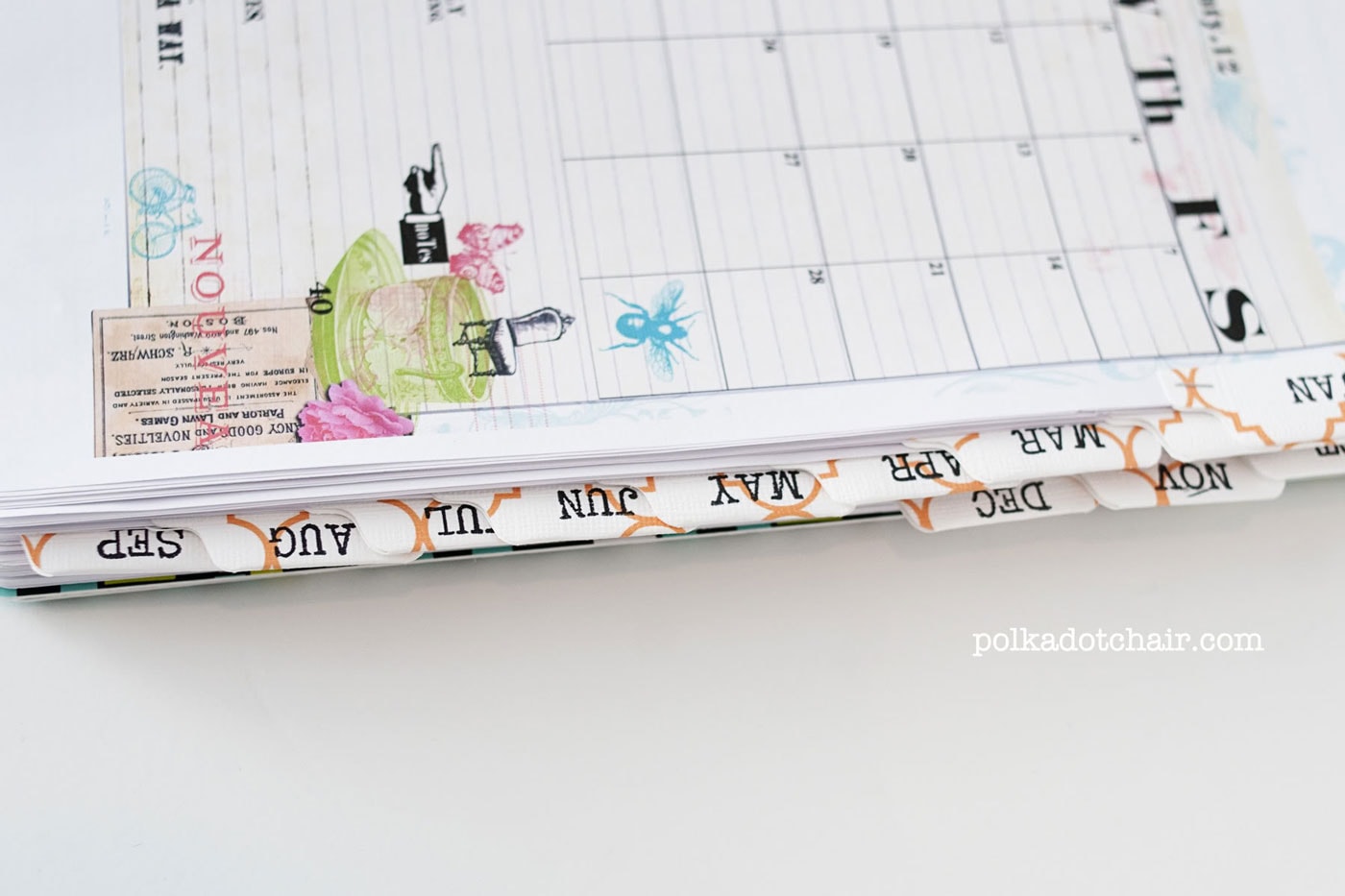 Easy DIY Planner & Sketchbook - The Polka Dot Chair