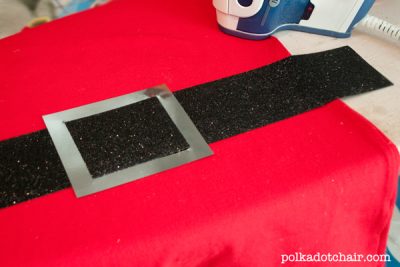 How to Make a Kids Santa Christmas Shirt | Polka Dot Chair