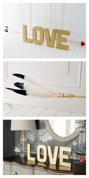 L.O.V.E. A Valentine's Day Craft Idea