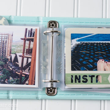 Instagram Photo Album, a mini scrapbook on polkadotchair.com