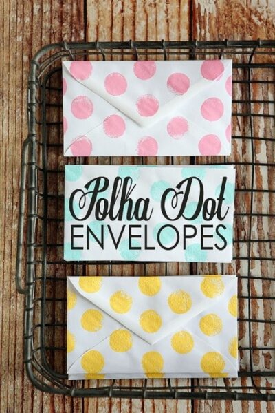 How to Make Polka Dot Envelopes | the Polka Dot Chair