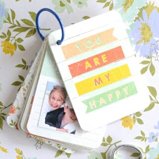 DIY Photo Album, A tutorial for an easy travel scrapbook