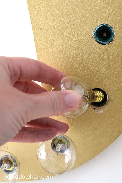 How to make a Number Marquee Sign | Polka Dot Chair