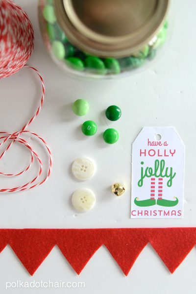 DIY Elf Mason Jars & Cute Christmas Gifts | Polka Dot Chair