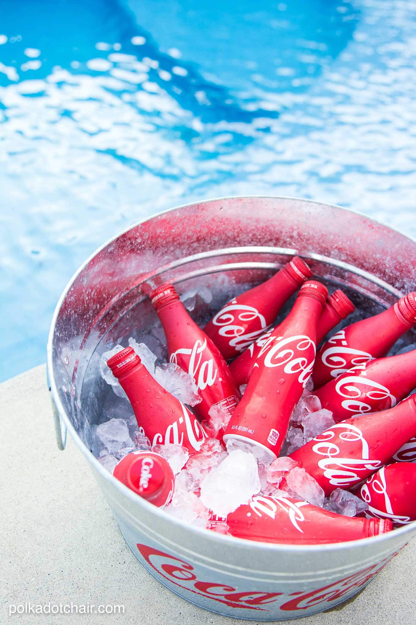 DIY Coke® Bottle Outdoor Bowling Game | Polka Dot Chair