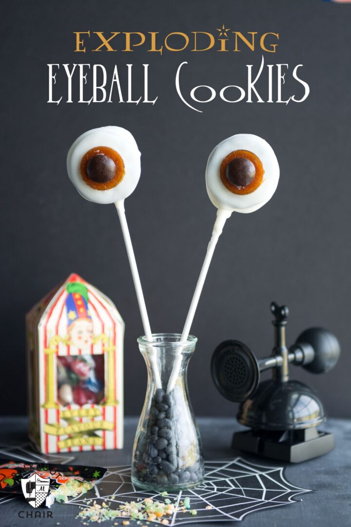 Harry Potter Inspired Exploding Eyeball Cookie Recipe | Polka Dot Chair