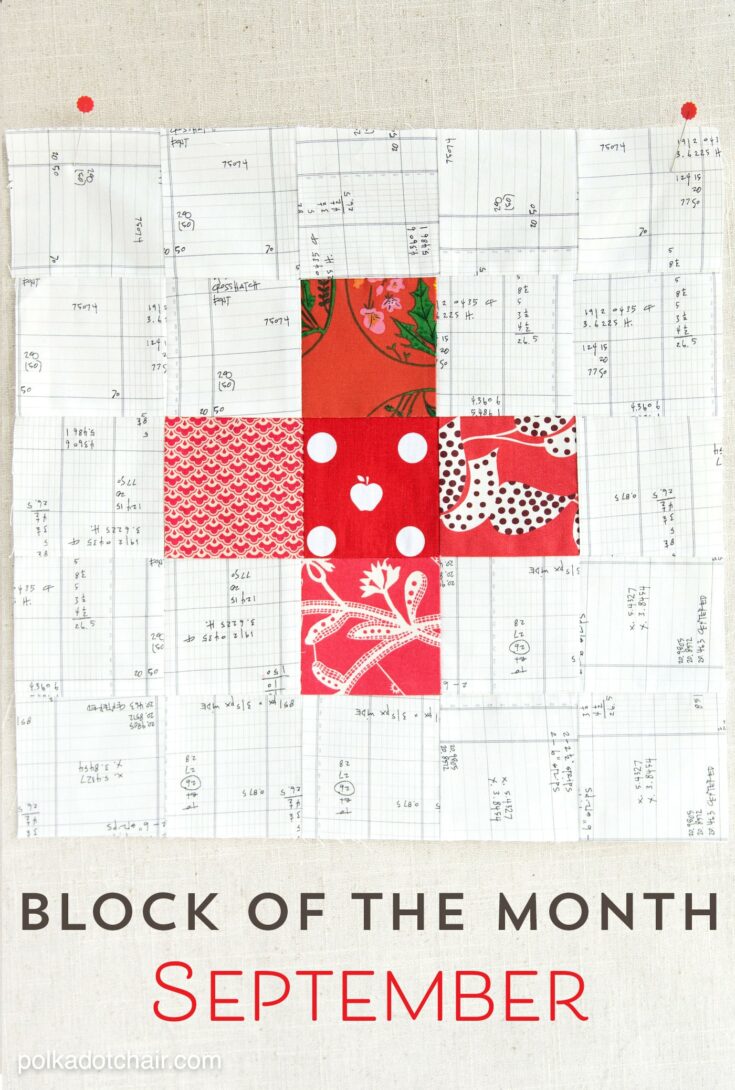 Learn How to Make a Plus Quilt Block | Polka Dot Chair