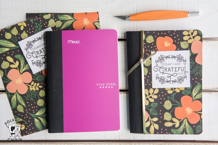 DIY Thanksgiving Gratitude Journal & Free Printable