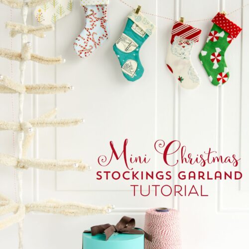 Free Mini Christmas Stocking Sewing Pattern | Polka Dot Chair