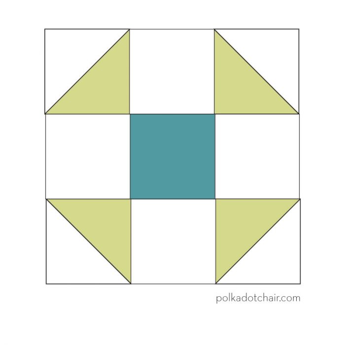 How to Make a Shoo Fly Quilt Block | Polka Dot Chair