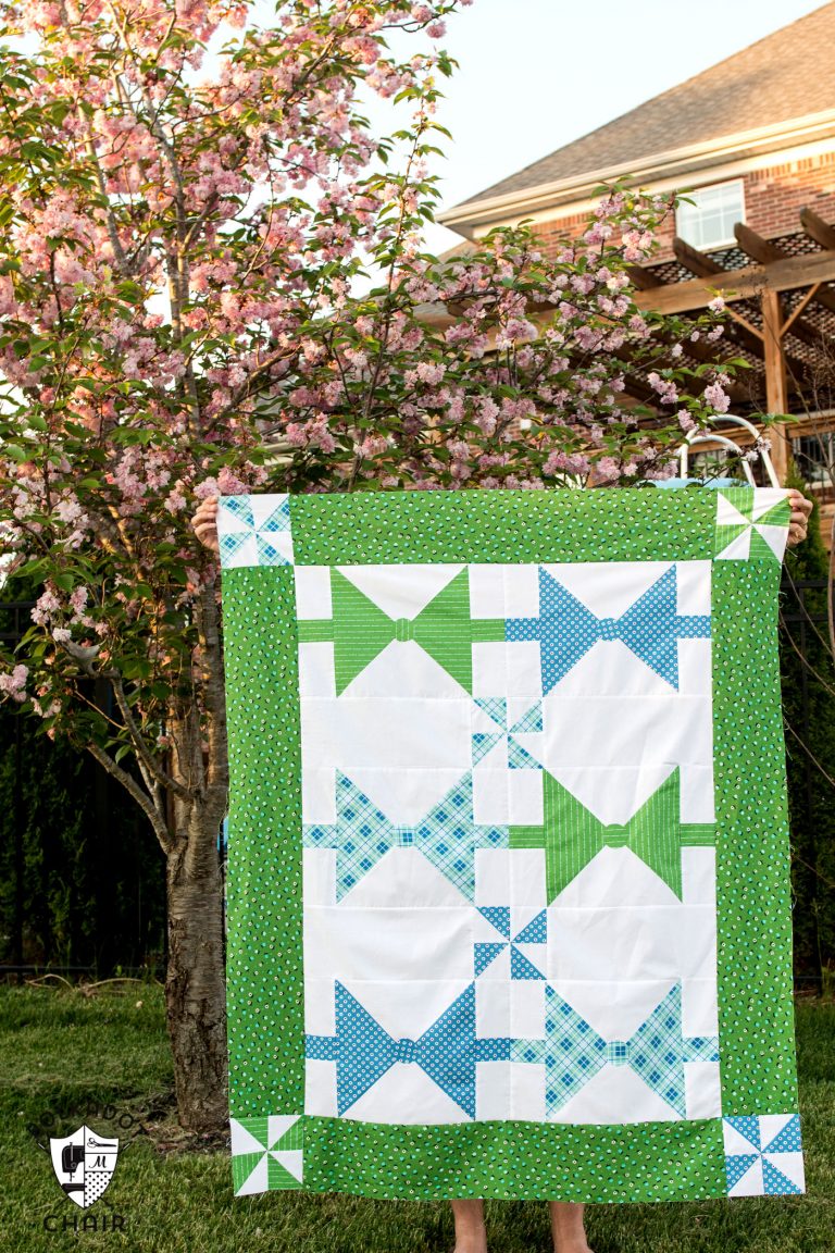The Dad's Bow Ties Quilt Pattern - The Polka Dot Chair