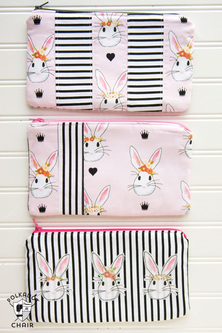 21 Free Zip Bag Sewing Patterns for Every Skill Level! - The Polka Dot ...
