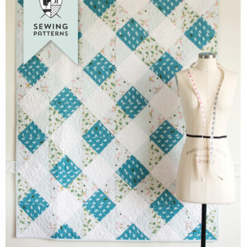 Large Hexagon Quilt Pattern and Tutorial - The Polka Dot Chair Blog