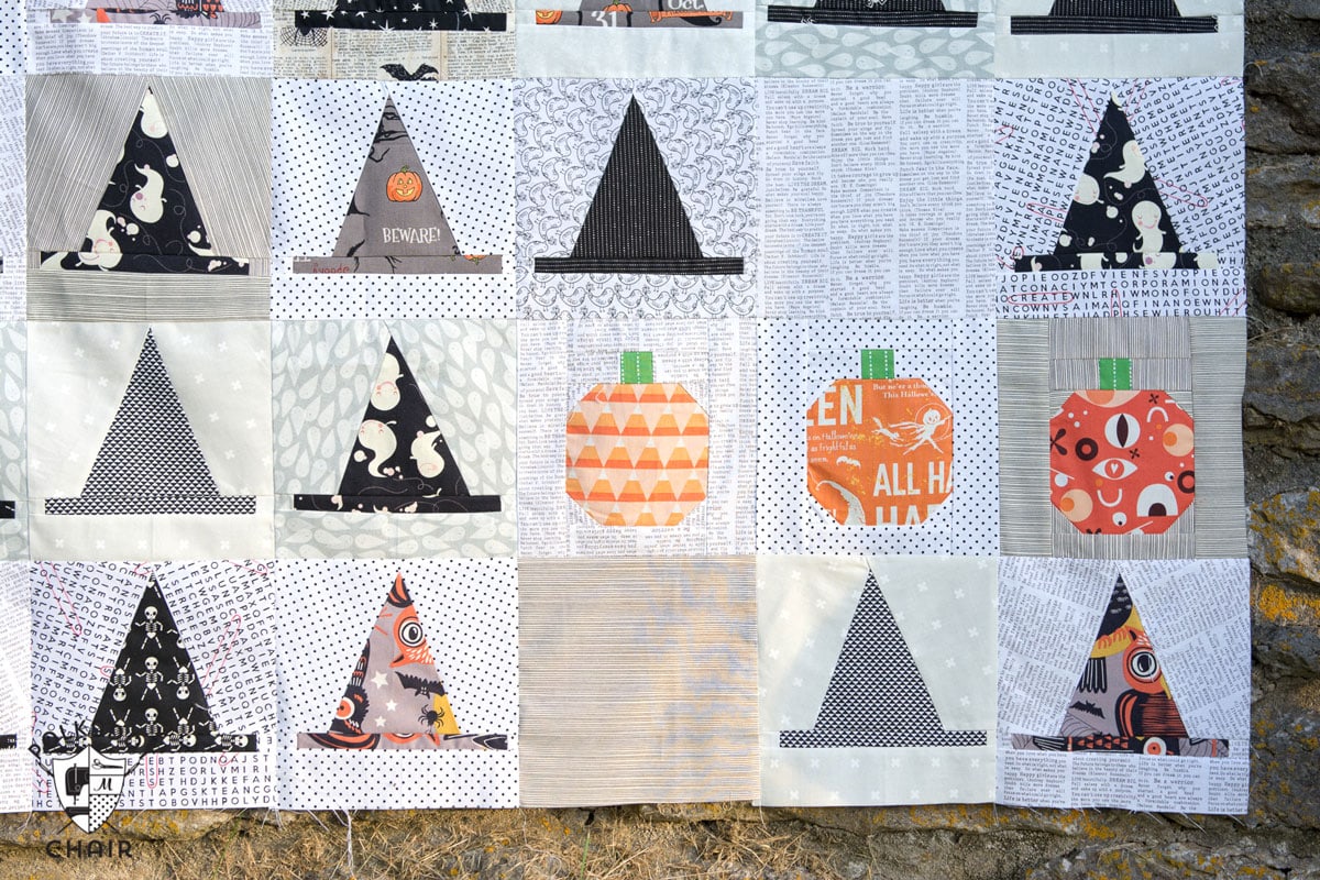 Introducing the Halloween Haberdashery Quilt Pattern - The Polka Dot Chair