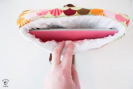 Free Padded iPad Case Sewing Pattern - The Polka Dot Chair