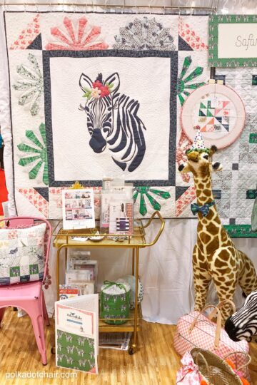 Introducing Zinnia the Zebra Quilt Pattern - The Polka Dot Chair