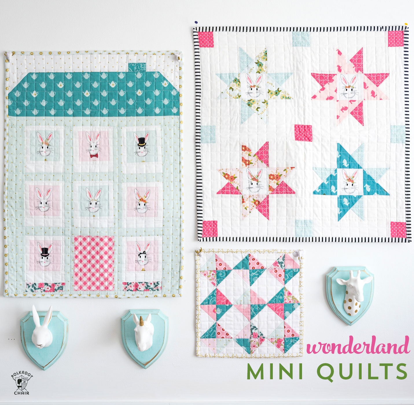 Wonderland Mini Quilt Pattern Bundle - The Polka Dot Chair