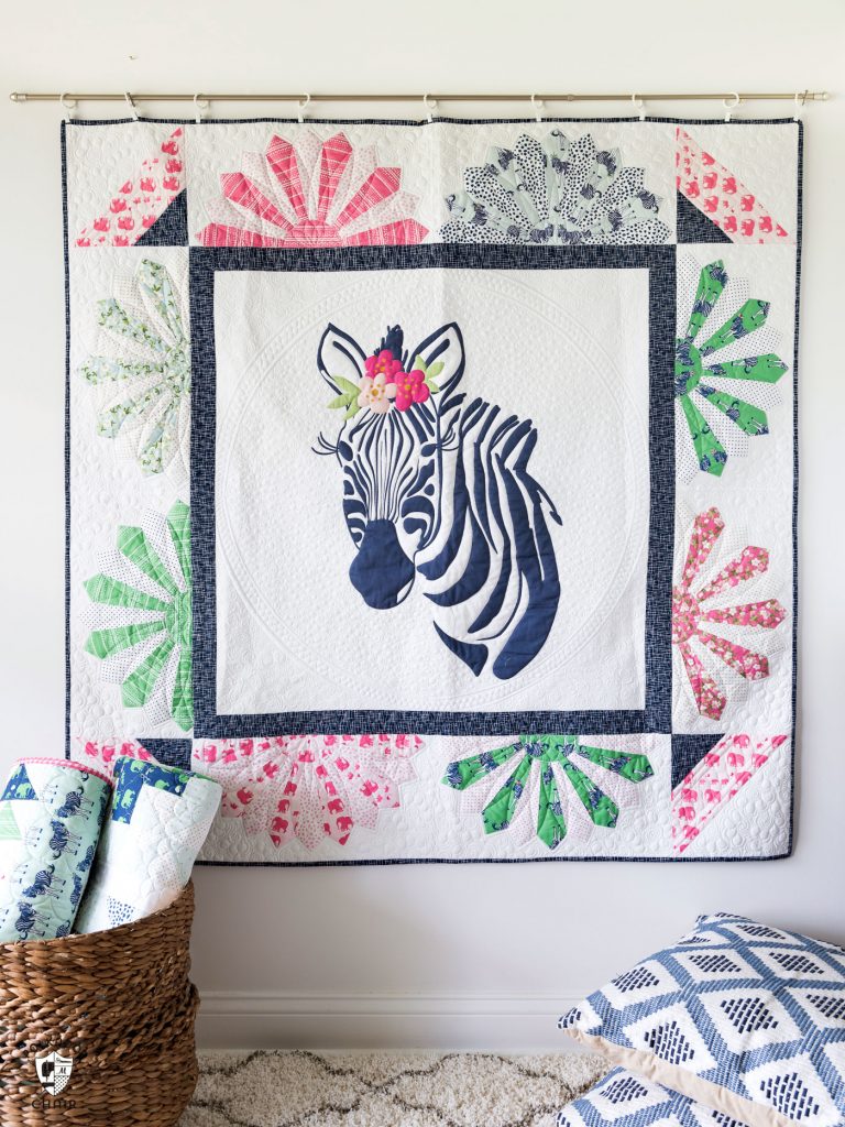 Introducing Zinnia the Zebra Quilt Pattern - The Polka Dot Chair