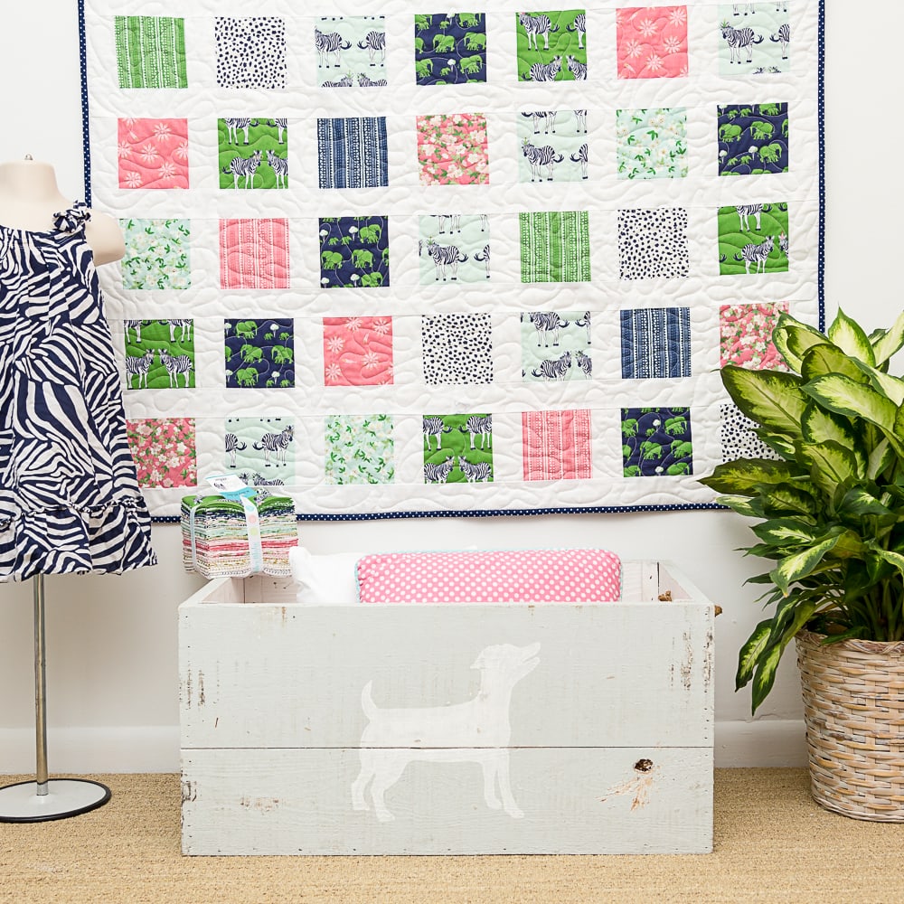 Easy Charm Pack Quilt Tutorial - The Polka Dot Chair