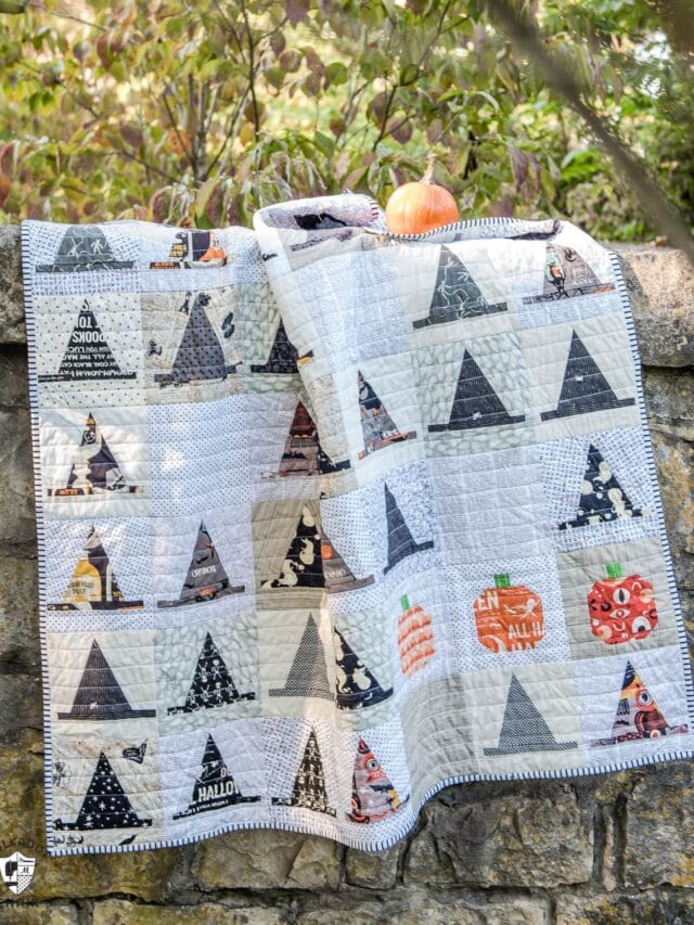 11 Frightfully Fun Halloween Quilt Pattern Story - The Polka Dot Chair