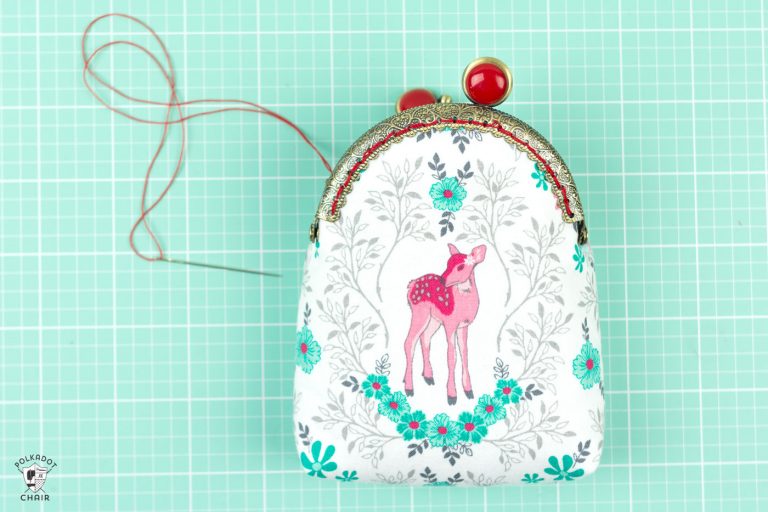 How to Make a Coin Purse with a Metal Frame | Polka Dot Chair