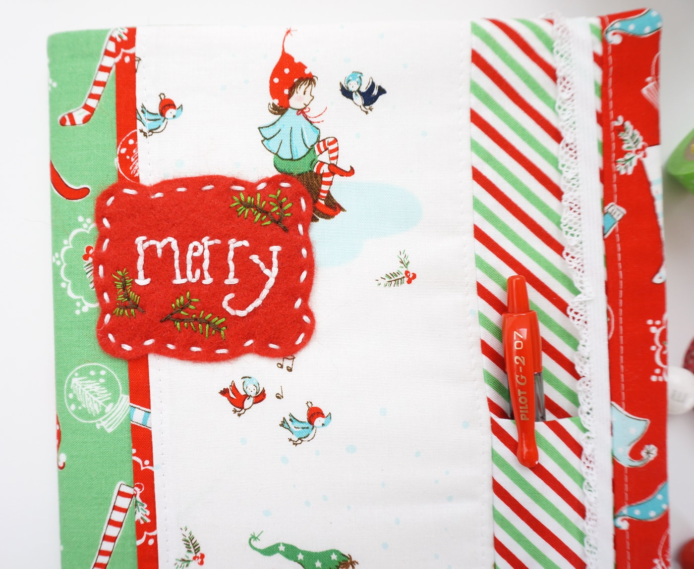 DIY Christmas Planner Cover Tutorial - The Polka Dot Chair