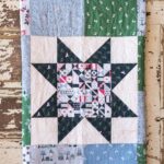 Simple Sawtooth Star Quilt Pattern | The Polka Dot Chair