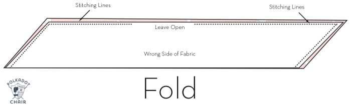 How to Make a Fabric Belt or Sash - The Polka Dot Chair