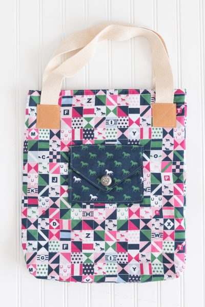 Beginner Tote Bag Pattern; The Derby Tote | Polka Dot Chair