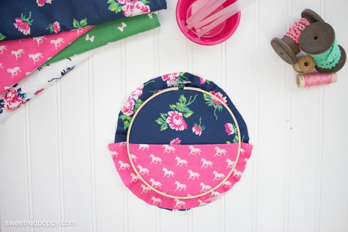 DIY Embroidery Hoop Hanging Wall Organizers