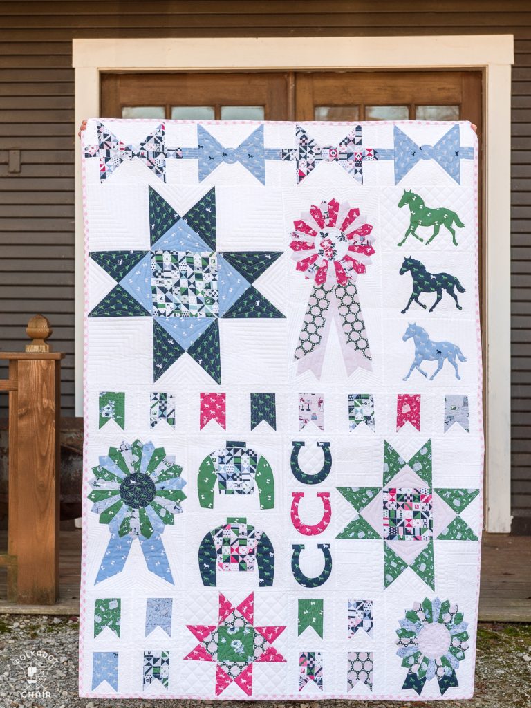 Kentucky Derby Inspired Quilt Patterns - The Polka Dot Chair