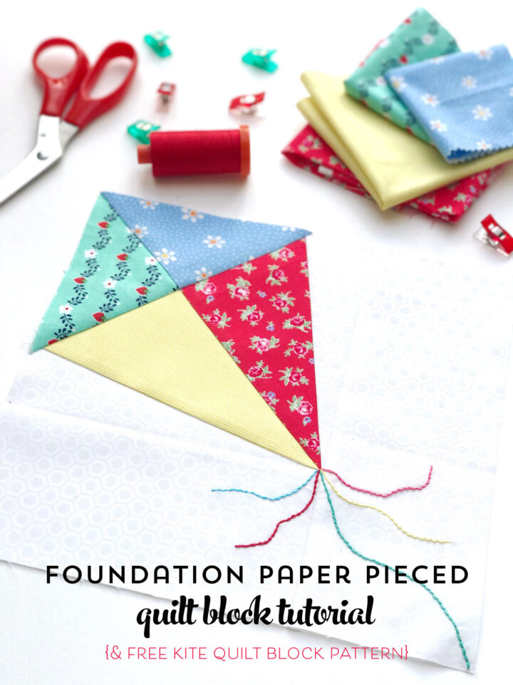Beginner Foundation Paper Pieced Quilt Block Tutorial | Polka Dot Chair