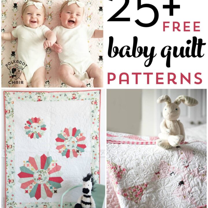 Finish It Friday; Giant Star Baby Quilt - The Polka Dot Chair