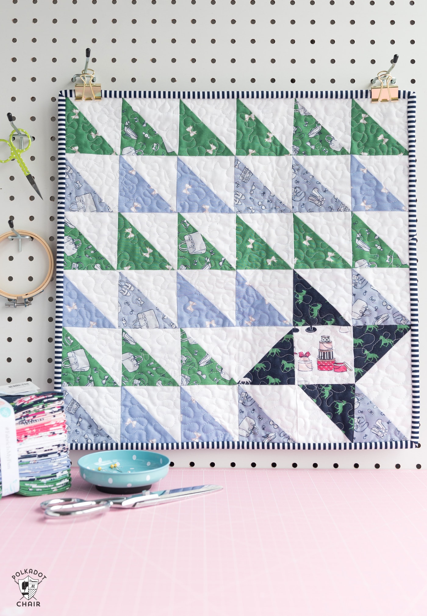 20+ Mini Quilt Patterns You Can Make in a Weekend - The Polka Dot Chair