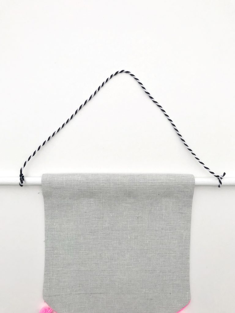 DIY Enamel Pin Banner Sewing Tutorial - The Polka Dot Chair