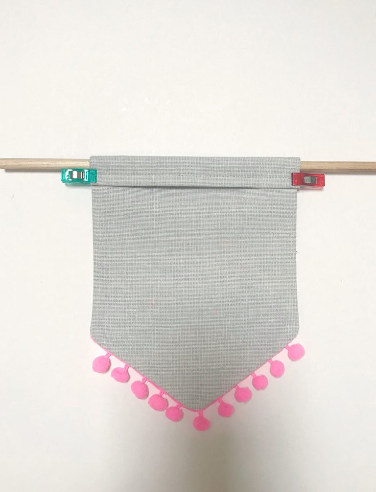 DIY Enamel Pin Banner Sewing Tutorial - The Polka Dot Chair