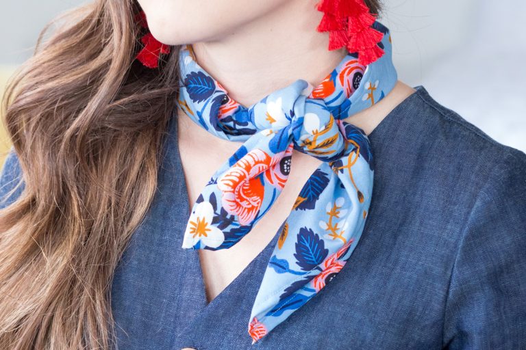 25+ Scarf Sewing Patterns & Tutorials | Polka Dot Chair