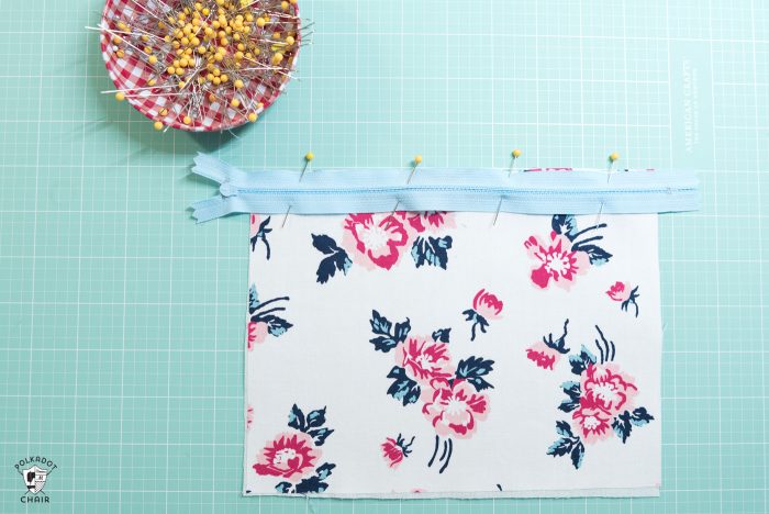 Pretty Pinwheels Quilted Fold Over Pouch Tutorial - The Polka Dot Chair