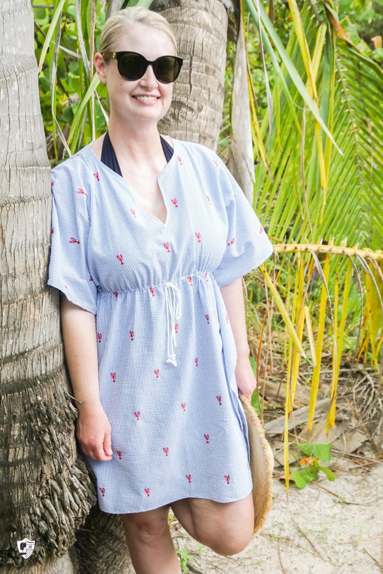 Simple to Sew Swimsuit Cover-Up Pattern - The Polka Dot Chair