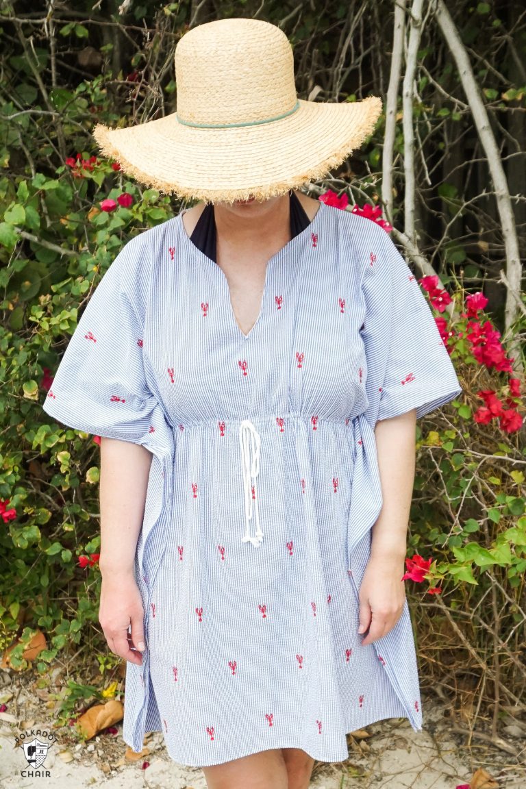 Simple to Sew Swimsuit Cover-Up Pattern - The Polka Dot Chair