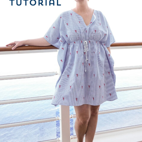 Simple to Sew Swimsuit Cover-Up Pattern - The Polka Dot Chair