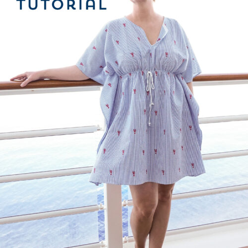 Simple to Sew Swimsuit Cover-Up Pattern - The Polka Dot Chair