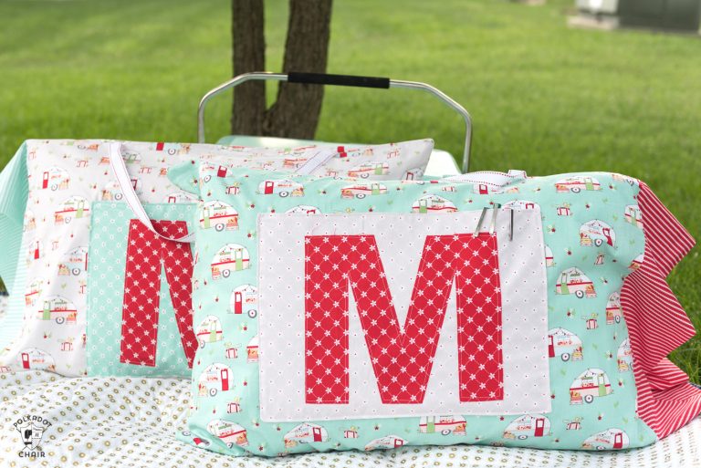 Road Trip Pillowcase Pattern & Free Sewing Tutorial - The Polka Dot Chair