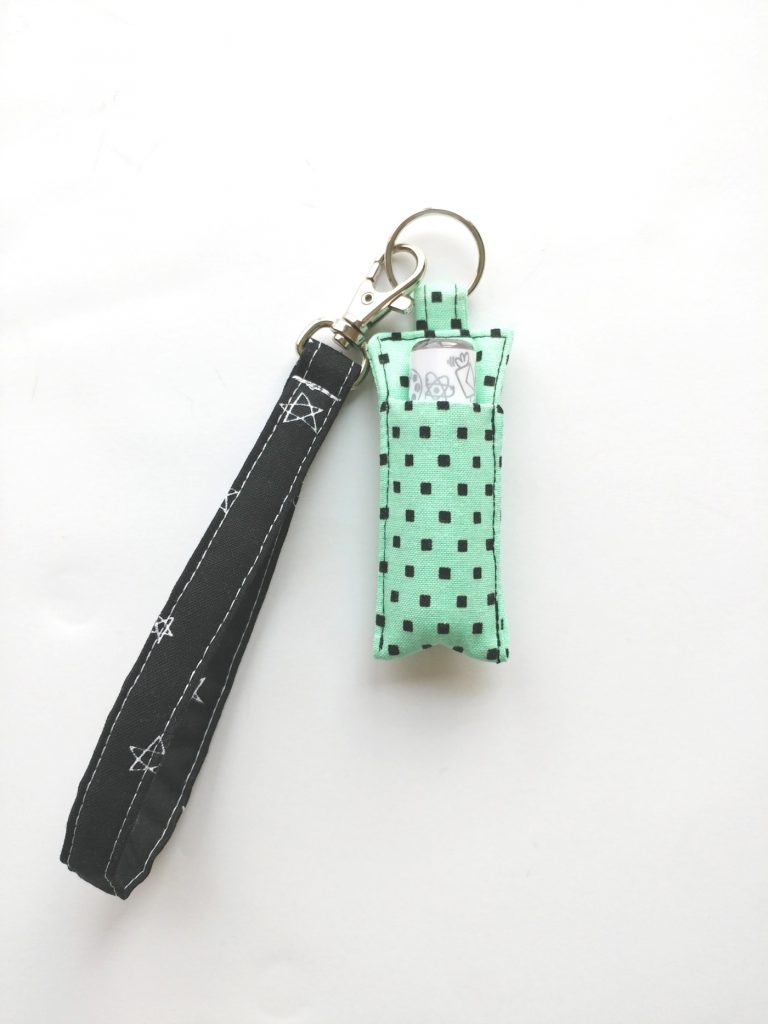 DIY Keychain Chapstick Holder Tutorial - The Polka Dot Chair