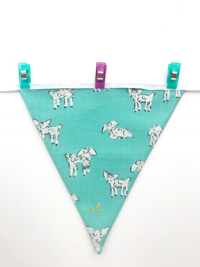 How to Make a Fabric Bunting with Free Template | Polka Dot Chair