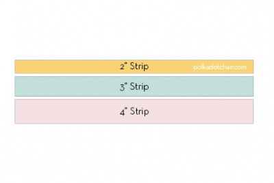 Easy Scrappy Strips Baby Quilt Pattern | Polka Dot Chair
