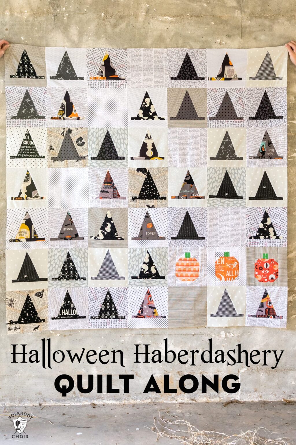 Join the Halloween Haberdashery Quilt Along | Polka Dot Chair
