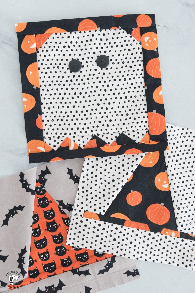 Ghost Quilt Block Tutorial - The Polka Dot Chair