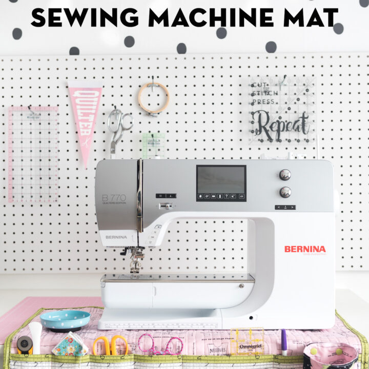 How to Make a Sewing Machine Mat | Polka Dot Chair