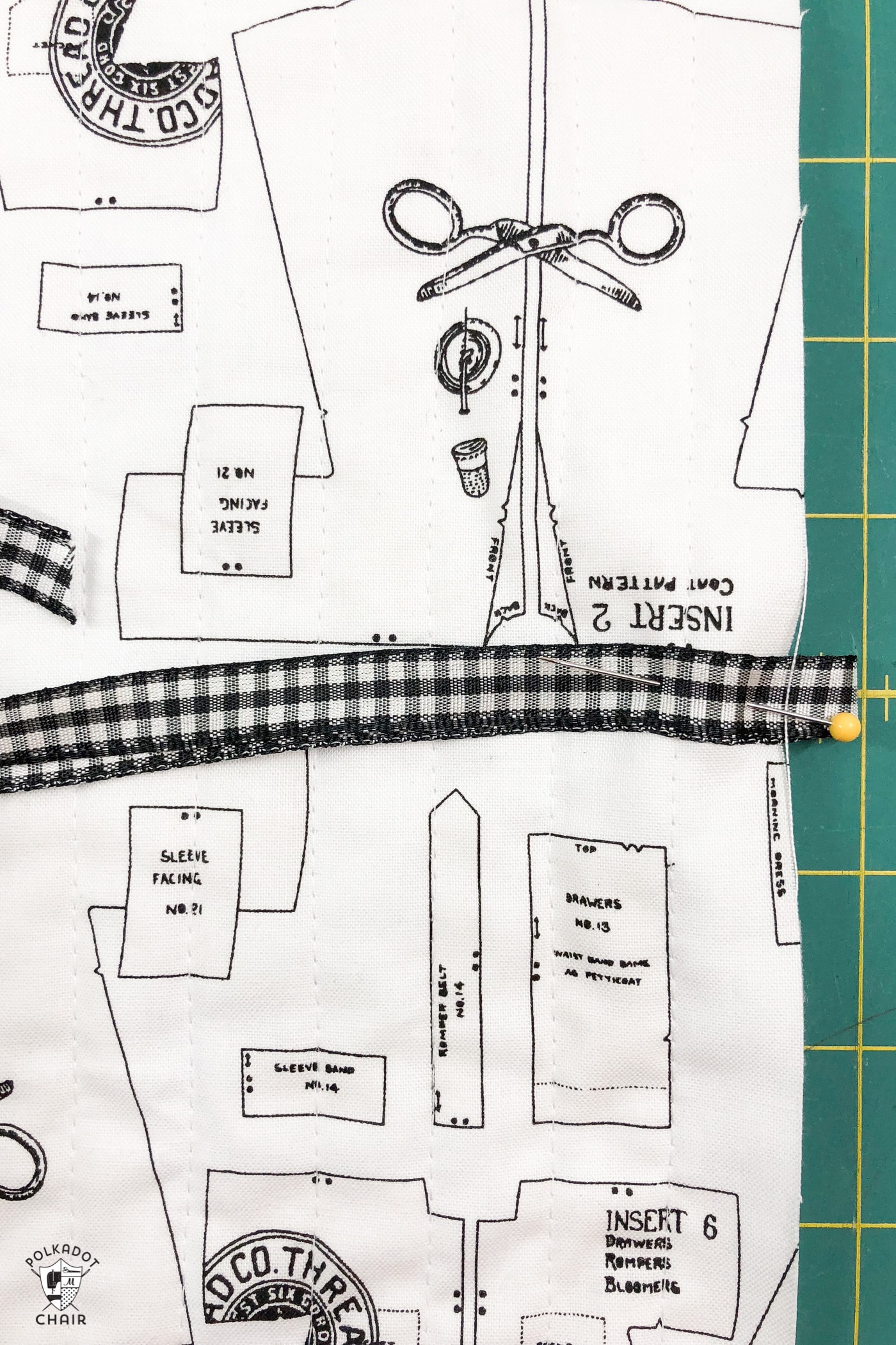 How to Make a Sewing Machine Mat | Polka Dot Chair